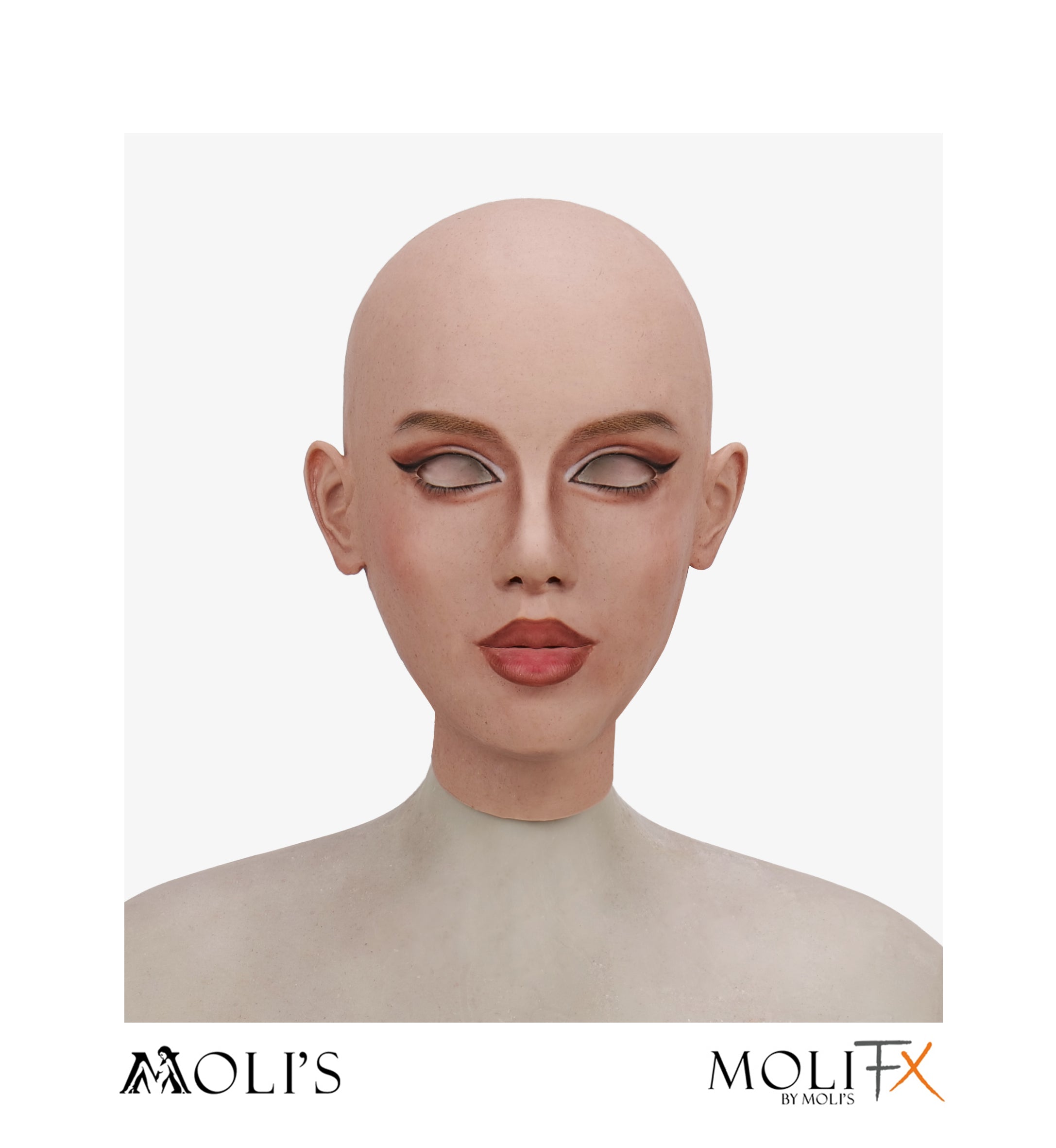 Amelia "Soho Makeup" SFX-Level Silicone Female Mask by MoliFX – MoliFX ...